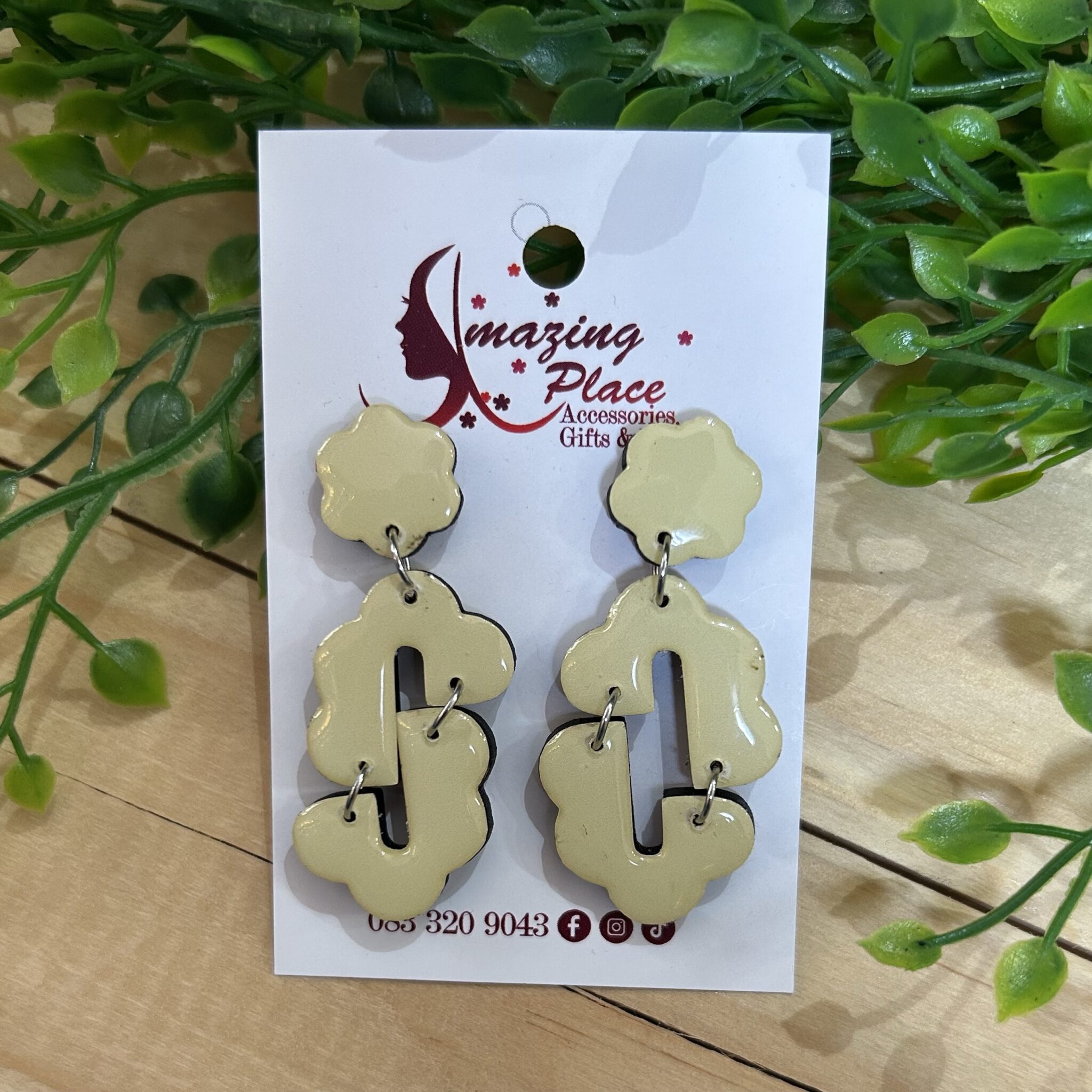 Butter Yellow Earrings – Amazing place Accessories, Gifts and decor